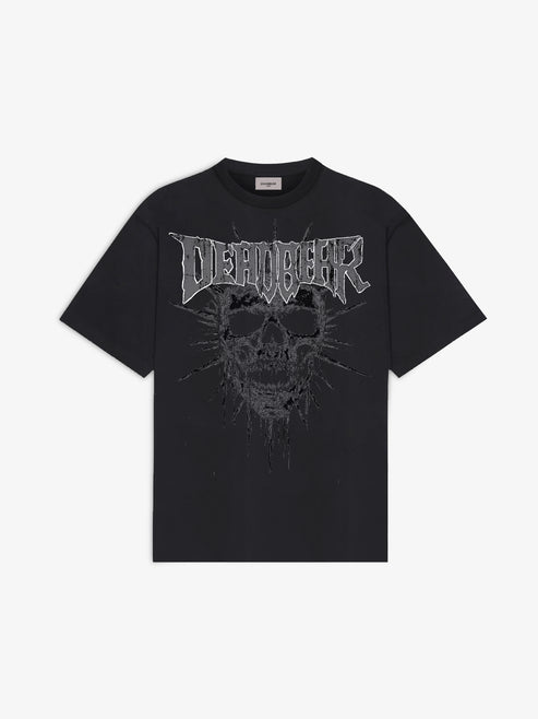 Spikehead Tee Black – DEADBEAR INDIA