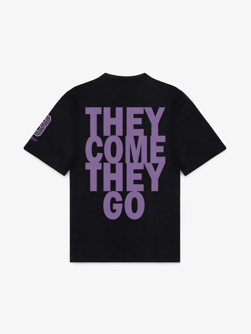 They Come They Go Black Tee – DEADBEAR INDIA