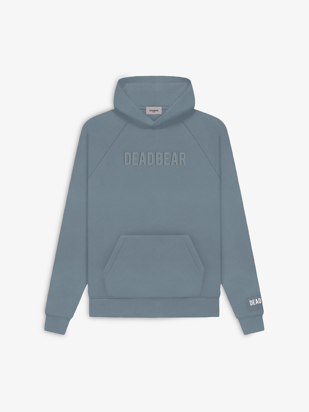 Basic Slate Blue Hoodie – DEADBEAR INDIA