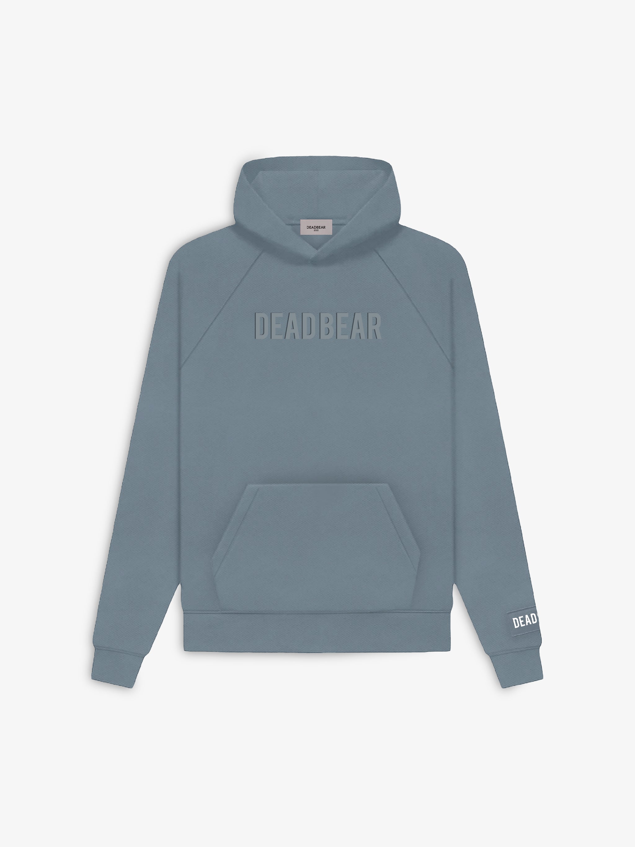 Basic Slate Blue Hoodie – DEADBEAR INDIA