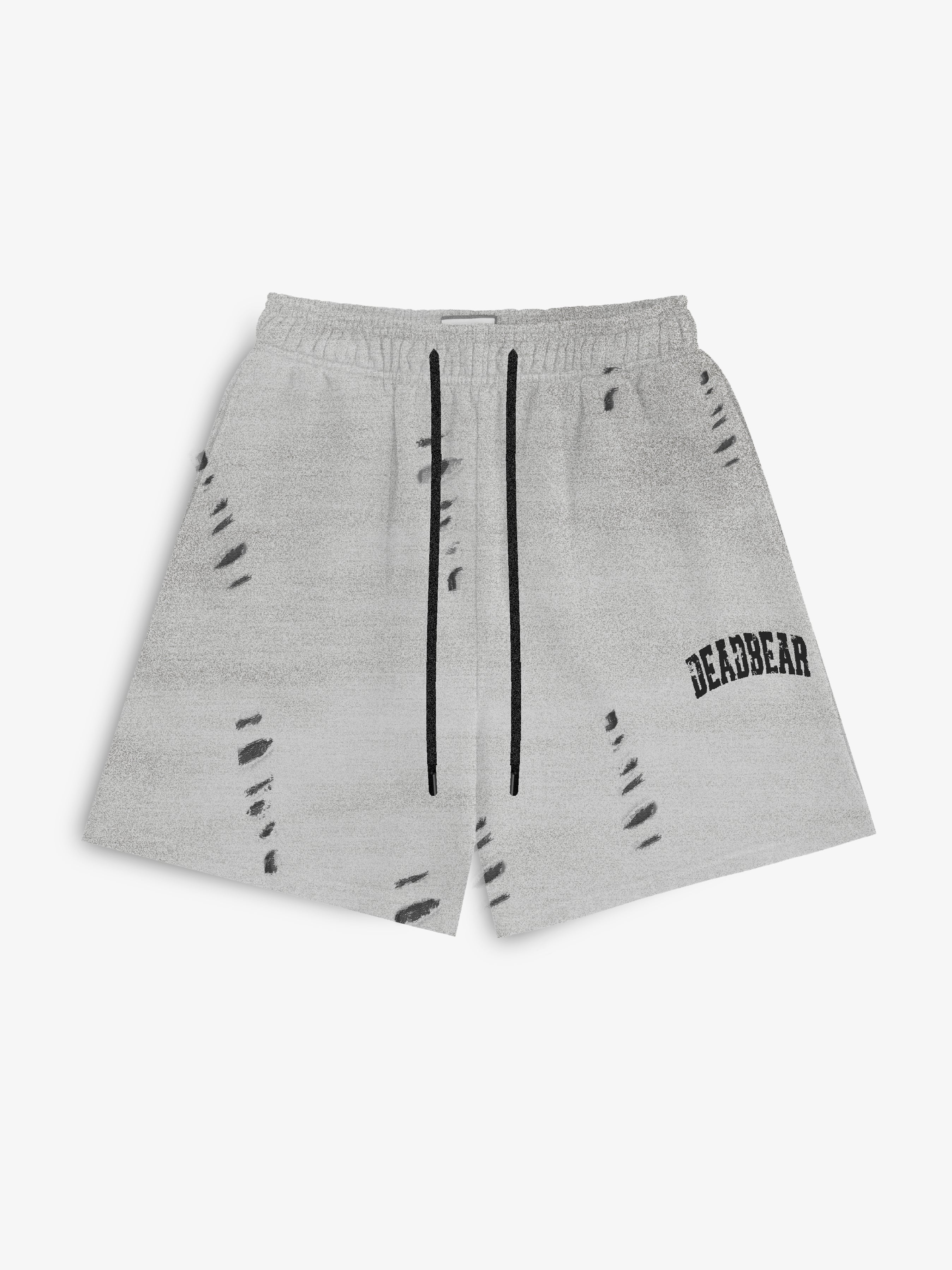 Distressed Washed Grey Shorts – DEADBEAR INDIA