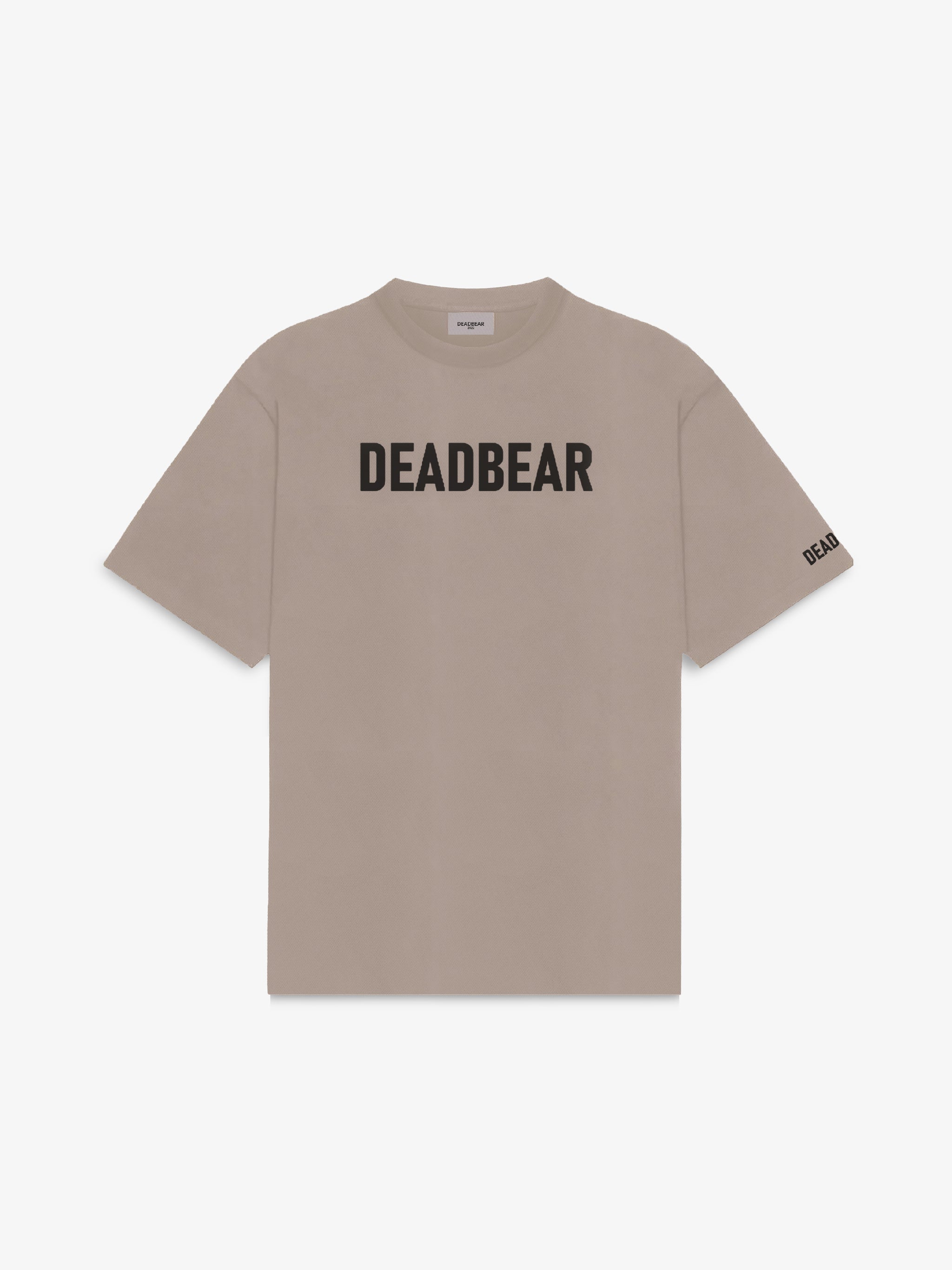 Basic Beige Tee – DEADBEAR INDIA